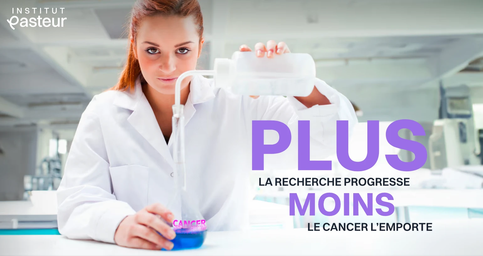 Plus la recherche progresse, moins le cancer l’emporte | Institut Pasteur